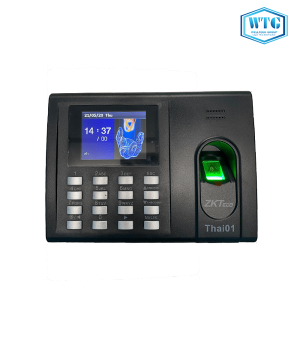 ZKTeco FINGERPRINT TIME ATTENDANCE DEVICE THAI01 – welltechgroup.co.th